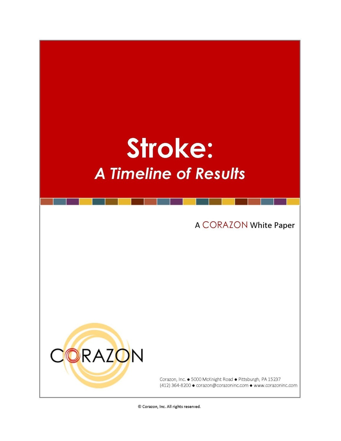 Stroke: A Timeline of Results - Corazon